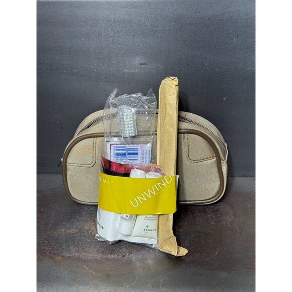 Delta | Bags | Delta Airlines Logo Toiletry Makeup Amenity Travel Kit ...